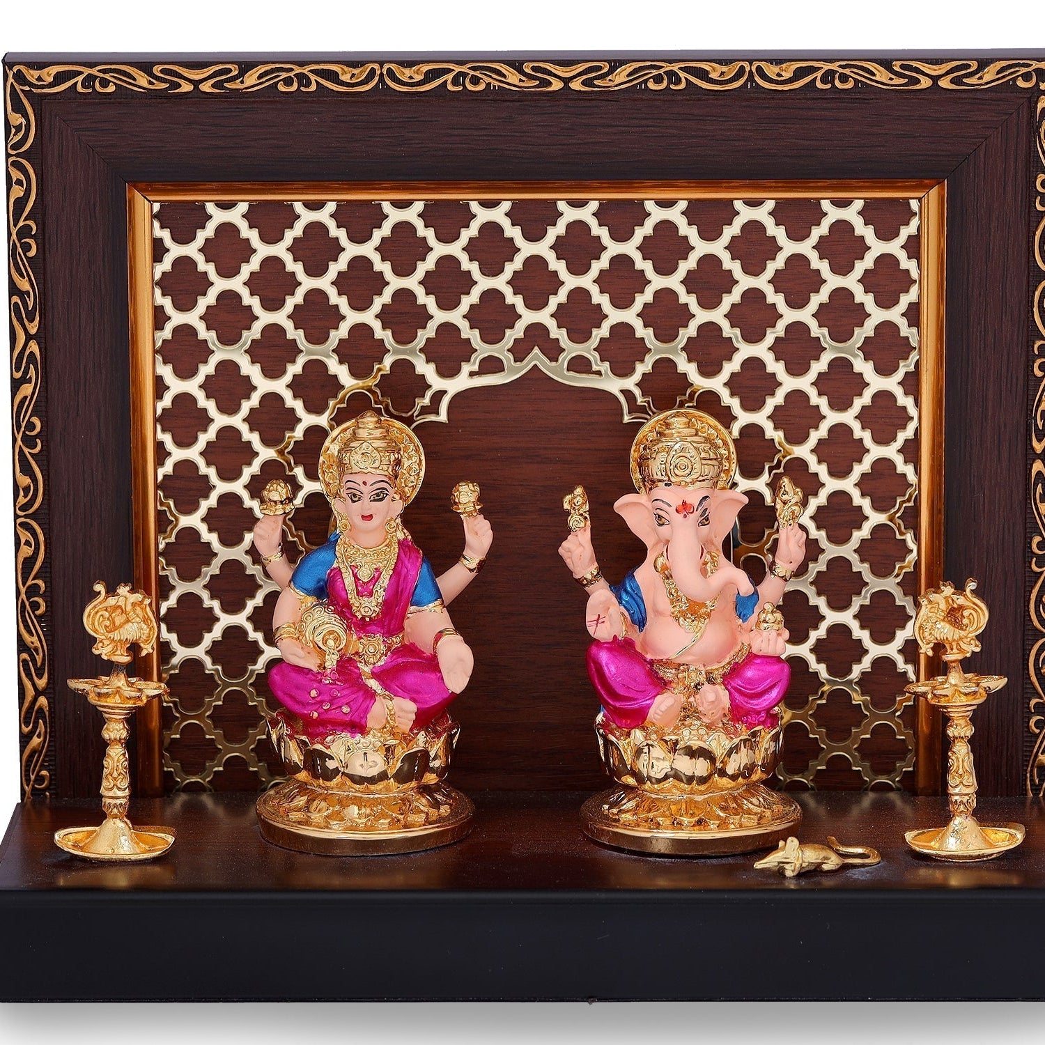 Gold Plating Resin Ganesh Laxmi – Raya