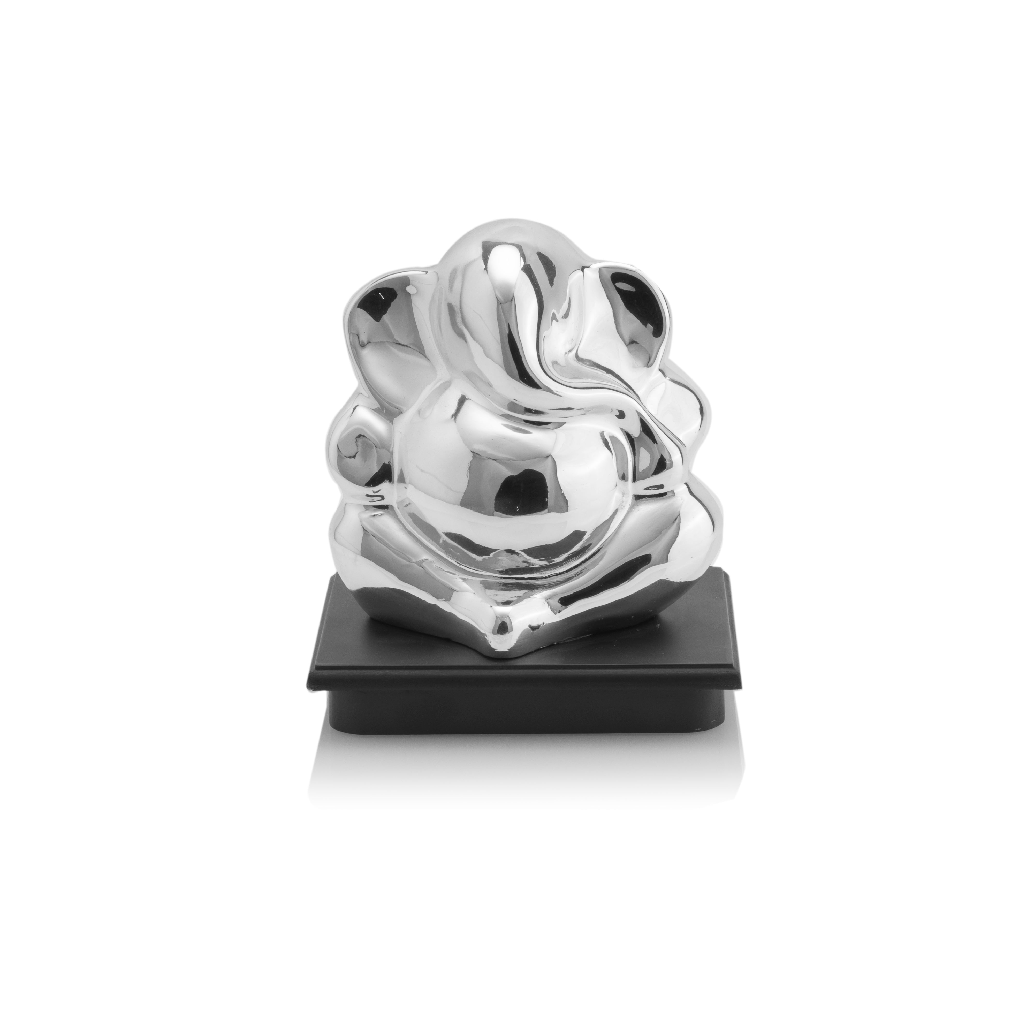 Silver Plated Ganesh Ji – Raya